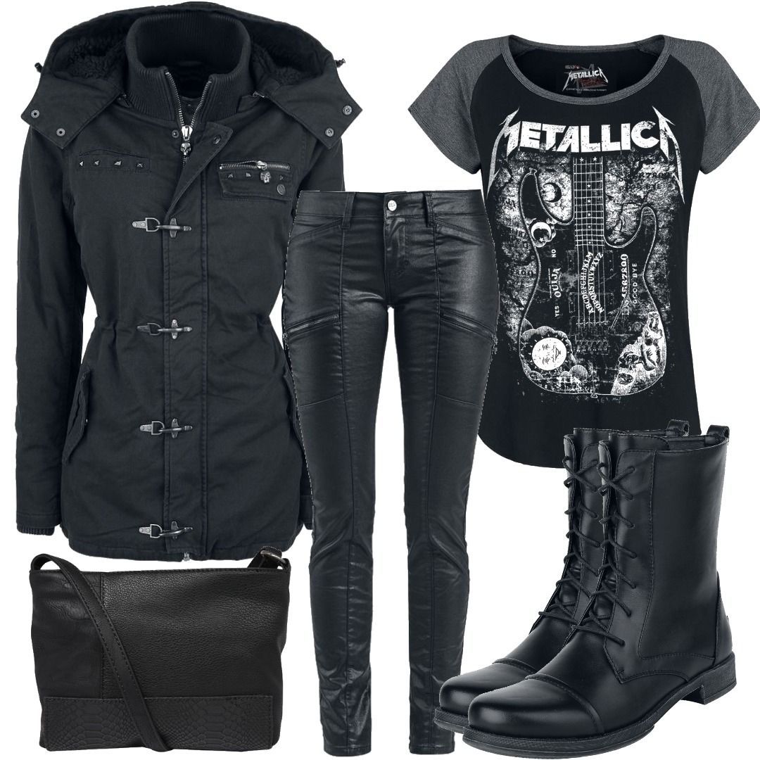 Metallica Outfit für Damenoutfits zum Nachshoppen auf Stylaholic
